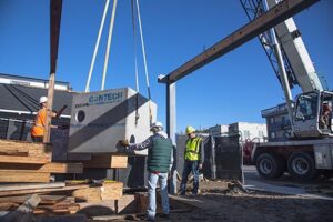 Installing our first Contech Bio-Filter - Water Recycling Systems